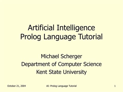 Ppt Artificial Intelligence Prolog Language Tutorial Powerpoint Presentation Id3959883