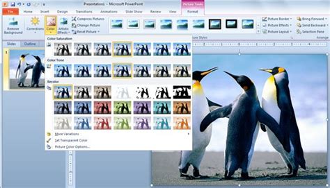 Recolor Images In Powerpoint 2010