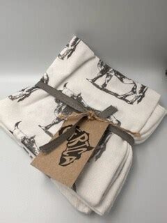 Ttp003 Nguni On White Grey Stripe Blend Sa