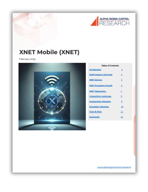 Alpha Sigma Capital Research Publishes New Report On Xnet Mobile Xnet