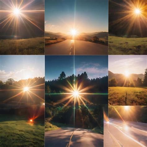 premium ai image lens flare pack 3 overlays