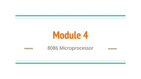 Microprocessor Module 4 Pdfbabssbabanjxnsb Pdf