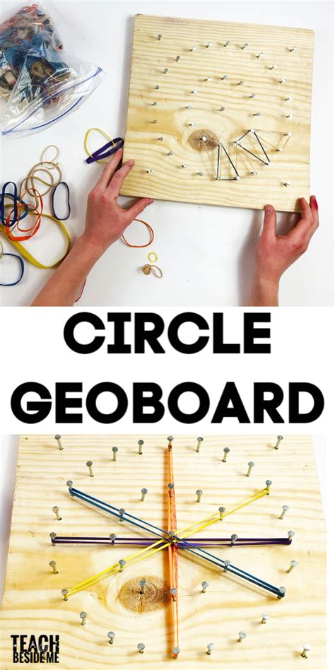 How To Make A Circle Geoboard Teach Beside Me