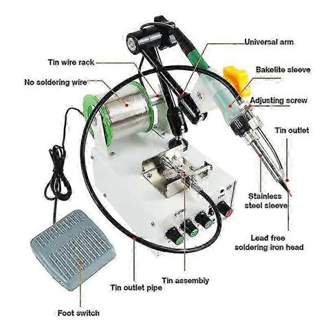 220v Multi Function Automatic Soldering Machine Pedal Electric Spot