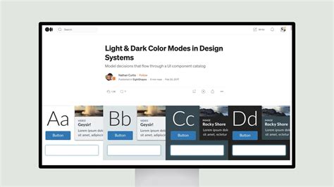 light and dark color modes in design systems fountn