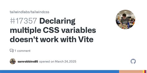 Declaring Multiple Css Variables Doesnt Work With Vite · Issue 17357