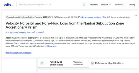 Velocity Porosity And Pore Fluid Loss From The Nankai Subduction Zone