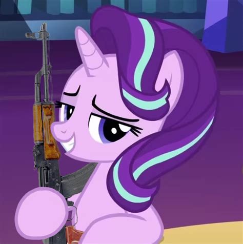 3425326 Safe Starlight Glimmer Gun Weapon Derpibooru