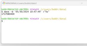 Bash How To Convert Datetime To Epoch With Example Collecting Wisdom