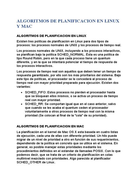 Algoritmos De Planificacion Descargar Gratis Pdf Tecnología De