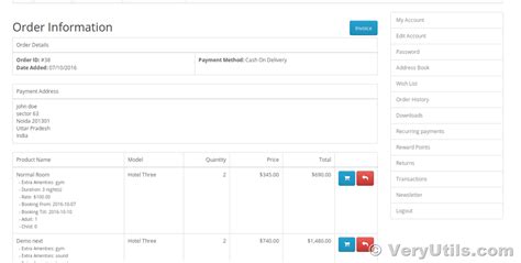 How To Generate Simple Pdf Invoice Using Fpdf Library Veryutils