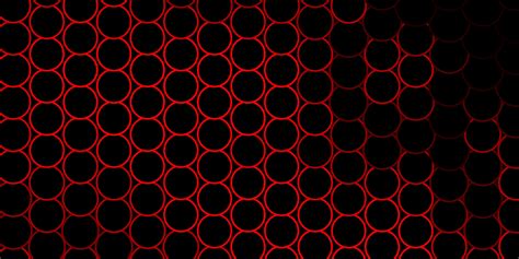 Dark Red Vector Pattern With Circles Glitter Abstract Illustration With Colorful Drops Pattern