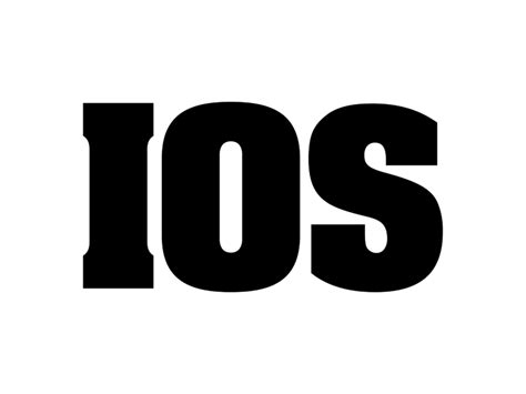 IOS Logo PNG Transparent SVG Vector Freebie Supply