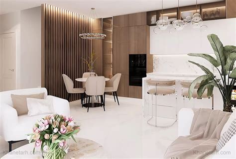 دکوراسیون داخلی منزل و آشپزخانه خانه مدرن تهران