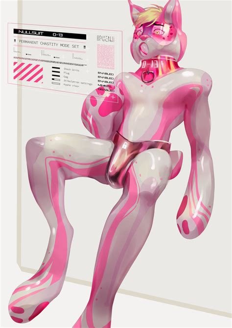 Rule 34 Anthro Bassenji Bondage Chastity Belt Chastity Device