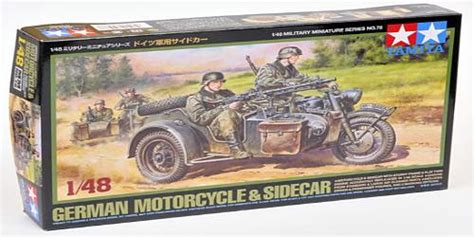 Revisión German Motorcycle Sidecar Tamiya jmodels net