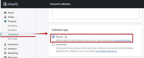 why are my collections not showing in shopify