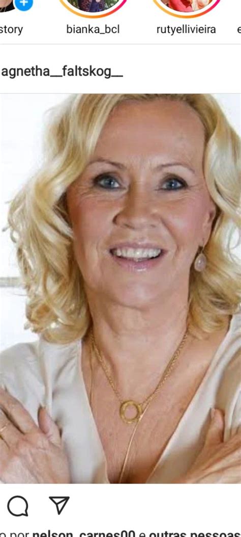 Pin De Helen Middlemas Em Agnetha Faltskog