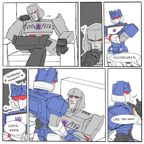 Rule 34 Alien Alien Humanoid Comic Comic Page Cybertronian Gay Mask Masked Male Megatron
