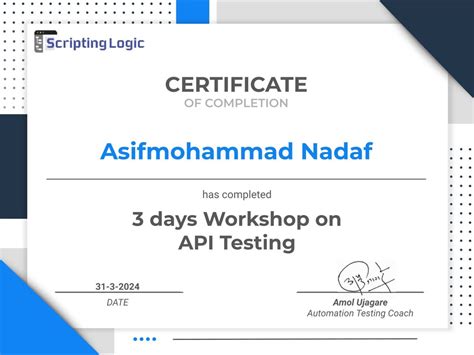 Asifmohammad Nadaf On Linkedin Apitesting Api 3dayworkshop