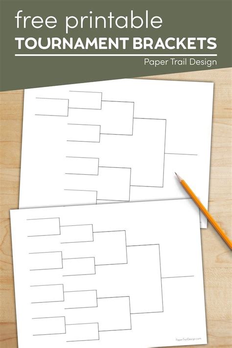 Tournament Bracket Templates Single Elimination Artofit