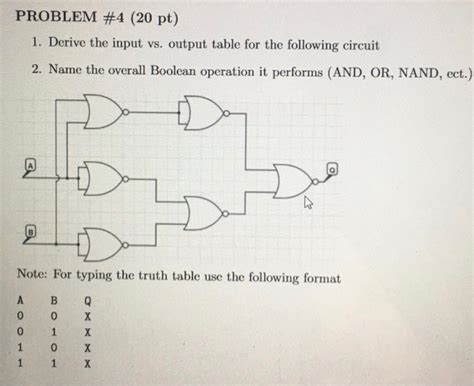 Solved PROBLEM Pt Derive The Input Vs Output Chegg