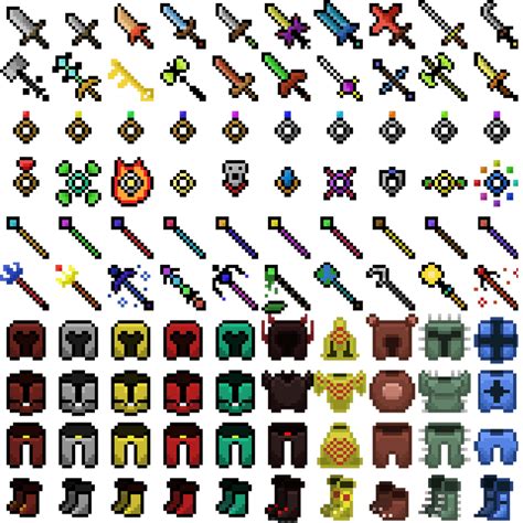 Rpg Fantasy Items 16x16 By Liftyforever