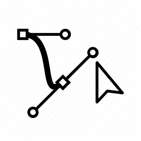 Bezier Curve Design Digital Draw Illustrator Line Icon Download On Iconfinder