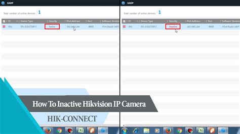 How To Inactive Or Reset Default Hikvision IP Camera YouTube