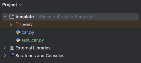 Project Tool Window PyCharm Documentation