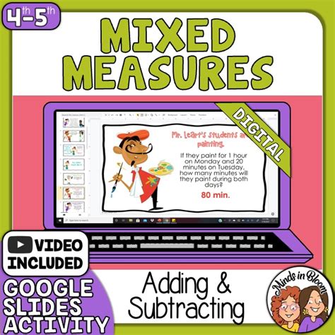 Mixed Measures Adding And Subtracting Digital Google Slides Activity Digital Google Slides
