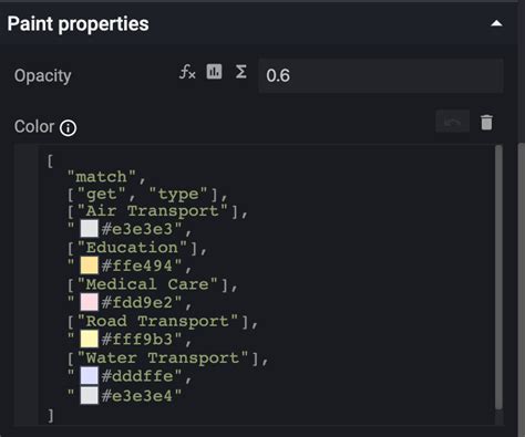 more advanced expression editor · issue 622 · maplibre maputnik · github