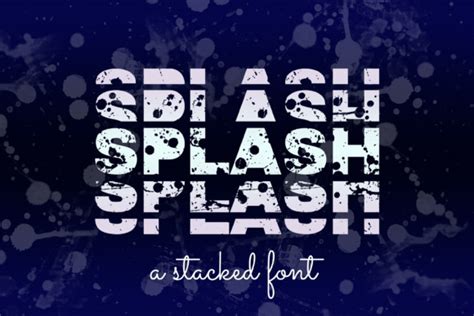 Best Splatter Fonts Free And Premium Vandelay Design