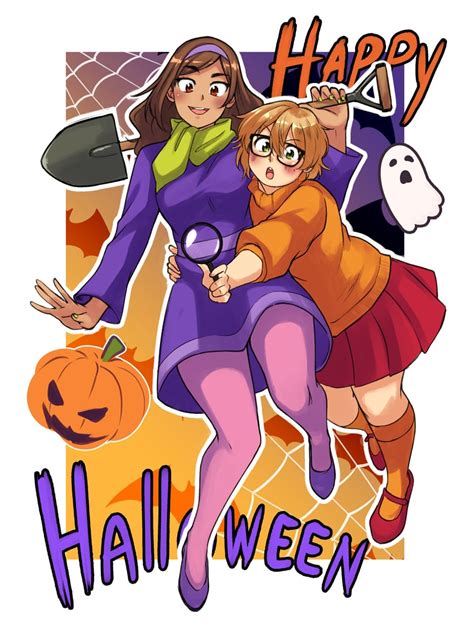 Velma Dace Dinkley And Daphne Ann Blake Original And More Drawn By Akiosketch Danbooru