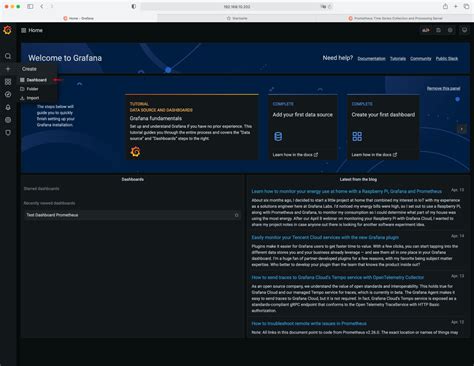 Grafana Create Dashboard Modius Techblog