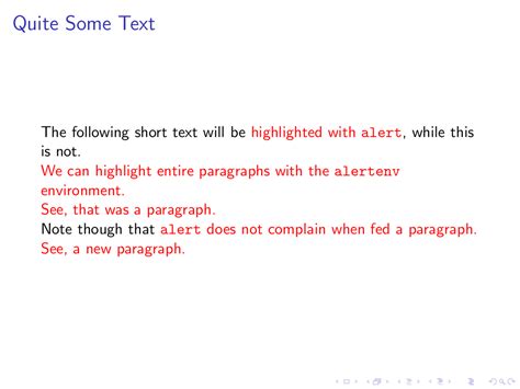 Highlighting Highlight Some Words Of A Beamer Tex Latex Stack