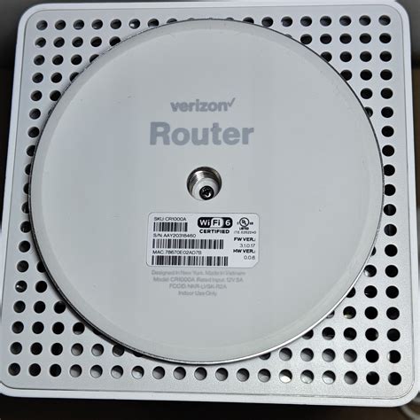 Verizon Cr1000a 1000 Mbps 3 Port Wireless Router White For Sale