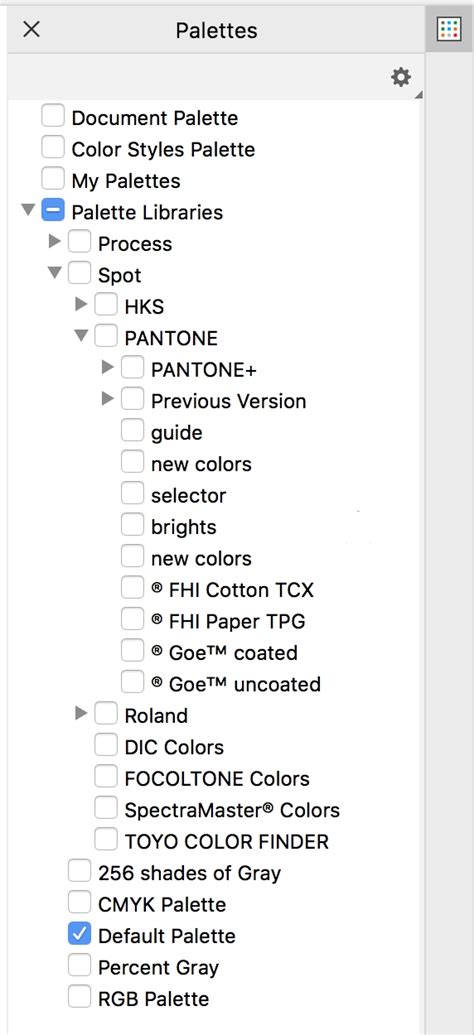 Corel Color Palette Clgagas