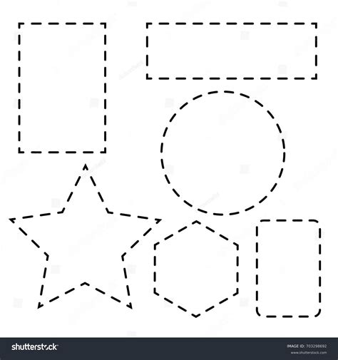 3 917 Dotted Outline Rectangle Images Stock Photos Vectors Shutterstock