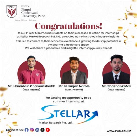 🌟 Celebrating Our Mba Pimpri Chinchwad University Facebook