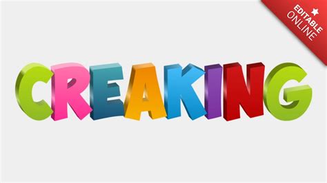 Creaking Multi Color For The New Year Text Effect Generator