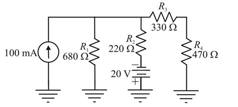 Solved Determine The Current Through R4 In The Figure