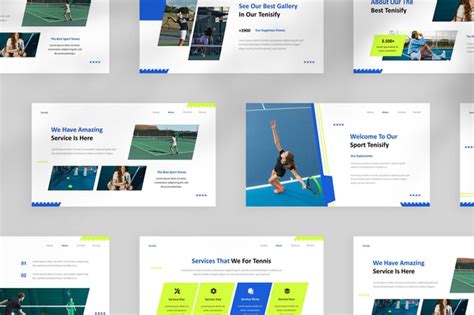 Tenisify Powerpoint Template Incl Tournament And Sport Envato