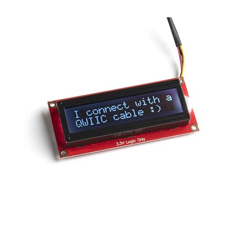 Sparkfun 16x2 Serlcd Rgb Text Qwiic Sparkfun Electronics