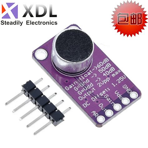 Max9814 Microphone Amplifier Module Mic Microphone Sound Amplifier