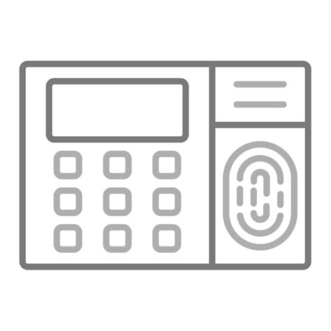 Premium Vector Fingerprint Scanner Icon