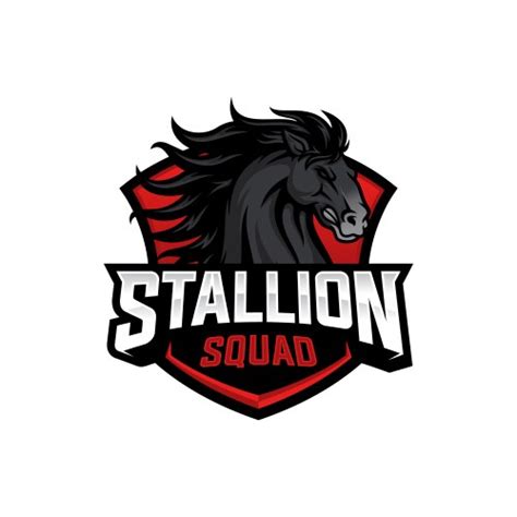 Horse Stallion Mascot Logo Royalty Free Vector Image
