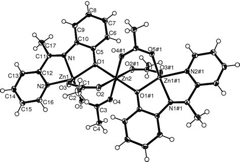 Synthesis Structure And Fluorescence Properties Of A Trinuclear Zn Ii