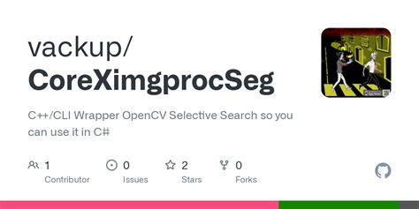 Github Vackupcoreximgprocseg Ccli Wrapper Opencv Selective