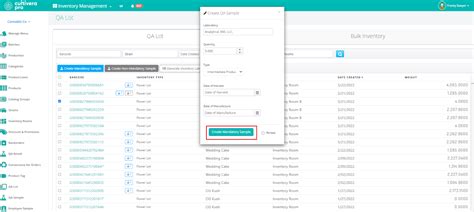 pro qa samples how to create qa samples from qa lots cultivera